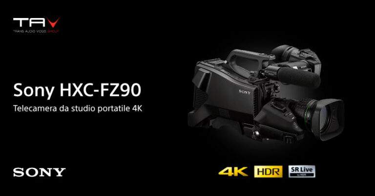 Sony presenta HXC-FZ90 Studio Camera System - Trans Audio Video S.r.l.